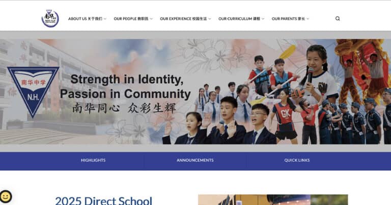 Nan Hua High School (NHHS) Singapore - Odyssey Math Tuition