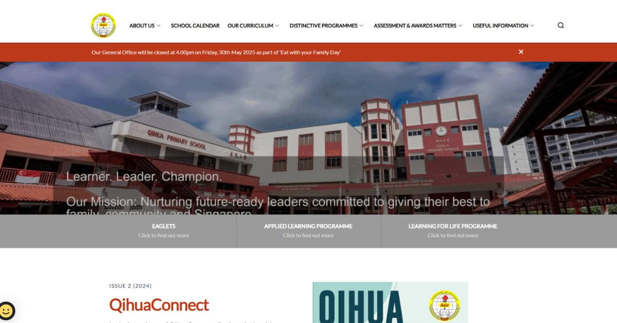Qihua Primary School (QHPS) Singapore - Odyssey Math Tuition