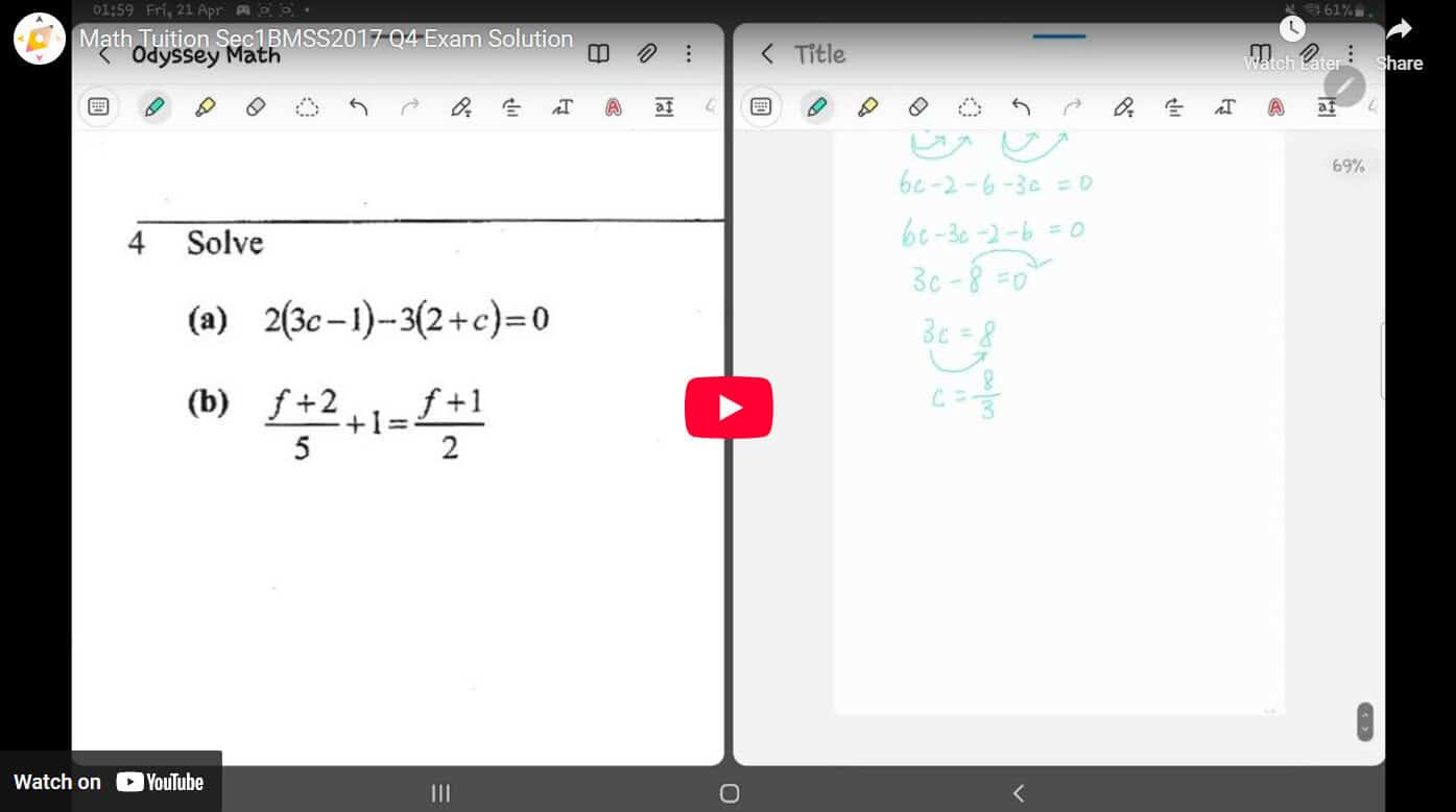 Odyssey Math TV V2 - Singapore O and A Level Math Video Collection